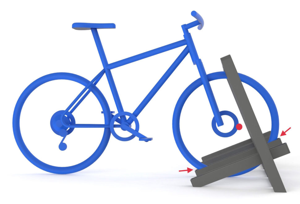 Stojan na kola IKS | Městský mobiliář - Urbania vybavení veřejného prostoru